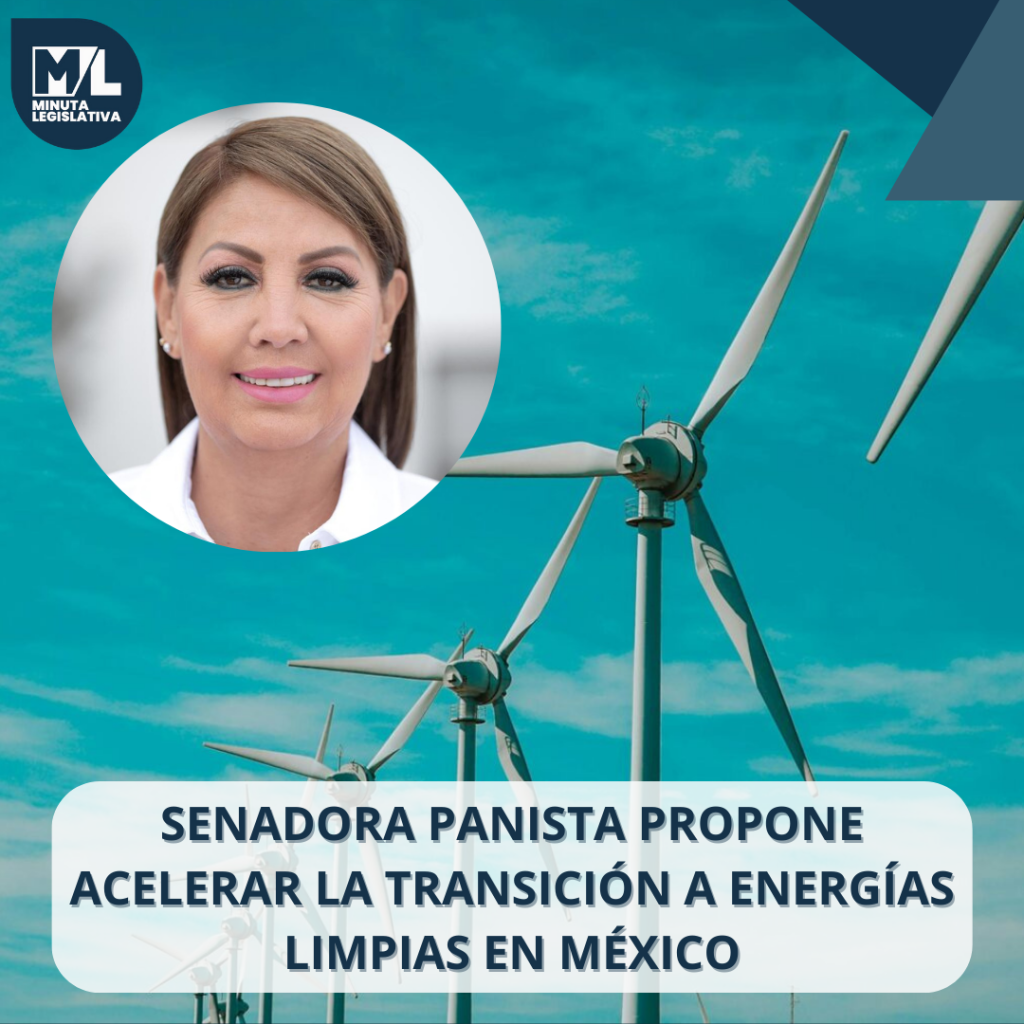 Senadora panista propone acelerar la transición a energías limpias en ...